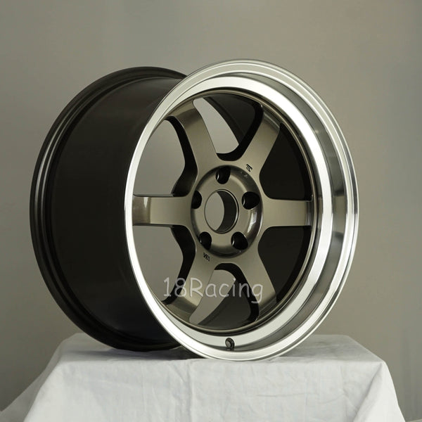 Rota Wheels Grid V 1790 5X114.3 20 73 Gunmetal With Polish Lip – 18racing