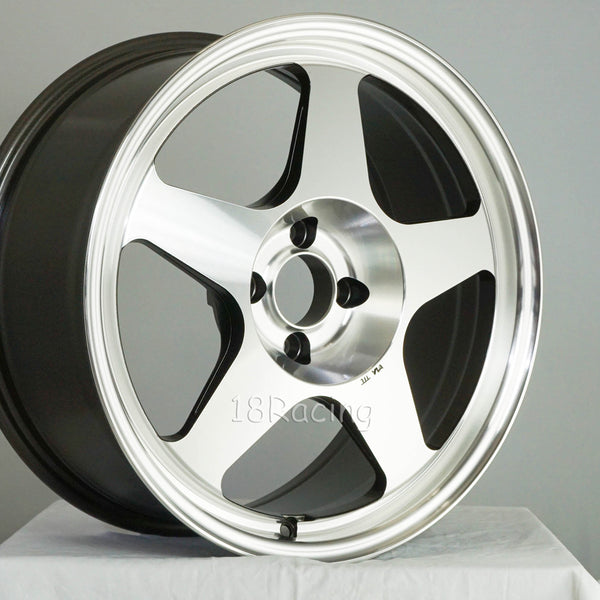 Rota Wheels Slipstream 1780 4X100 40 67.1 Full Polish Gunmetal – 18racing
