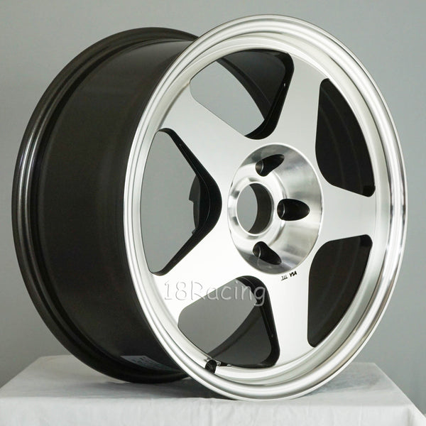 Rota Wheels Slipstream 1785 5X114.3 35 73 Full Polish Gunmetal – 18racing