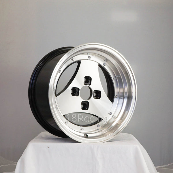 Rota Wheels Tri al 1580 4X114.3 0 73 Full Polish Black – 18racing