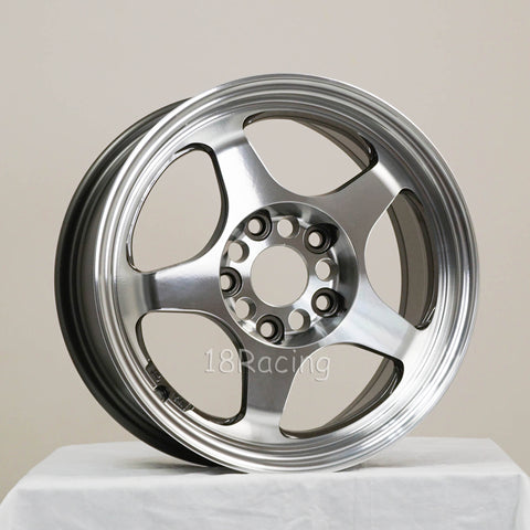 FLOW FORMED Rota Wheels Slipstream 1570 5X114.3 40 73 Full Polish Gunm ...