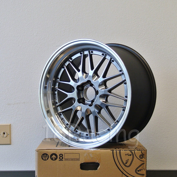 Rota Wheels Kensei 1895 5X100 35 73 Hyperblack with Polish Lip – 18racing