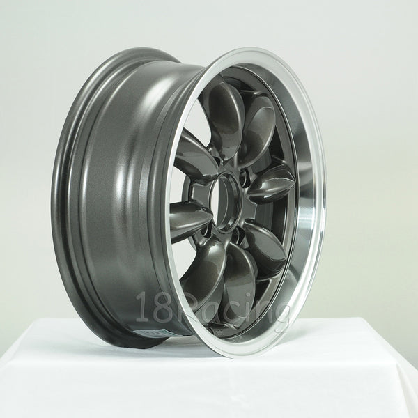 Rota Wheels RB 1570 4X114.3 4 73 Gunmetal with Polish Lip – 18racing