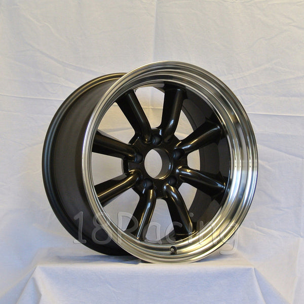 Rota Wheels RKR 1795 5X114.3 -20 Gunmetal with Polish Lip – 18racing