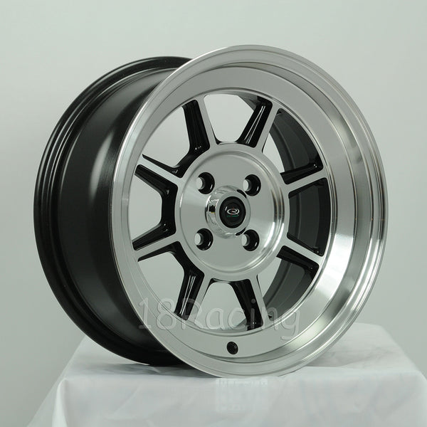 Rota Wheels Shakotan 1570 4X98 15 58.5 Full Polish Black – 18racing